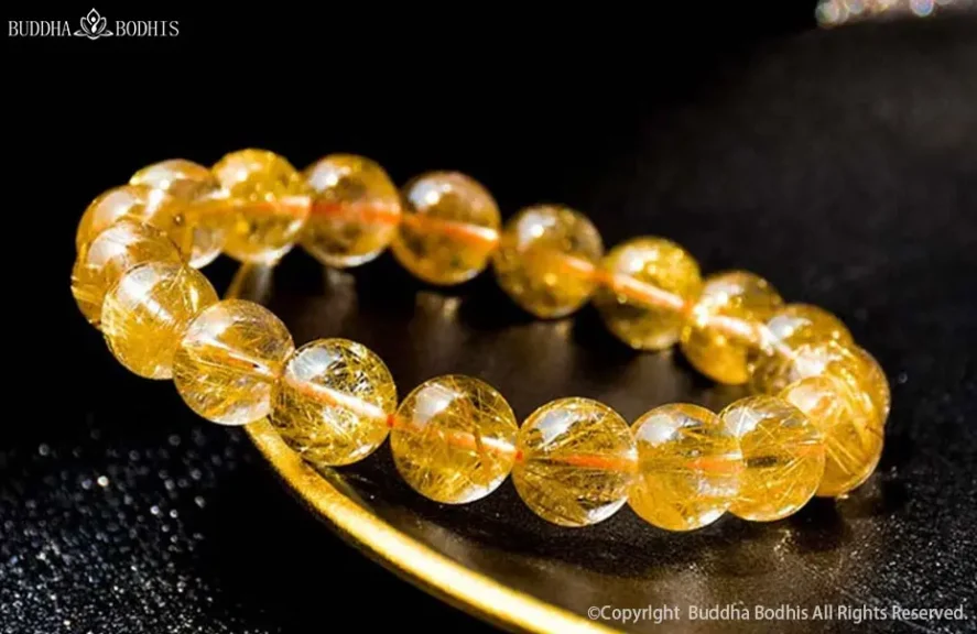 Golden Rutilated Quartz: Meaning, Properties & Benefits